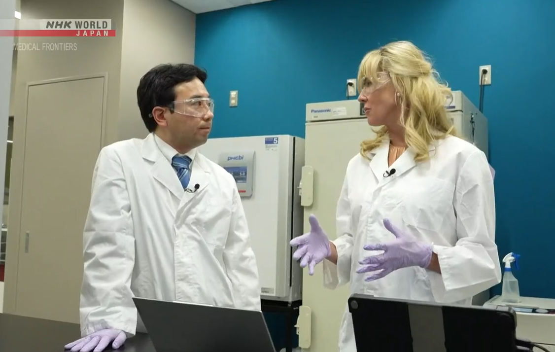 NHK WORLD-JAPAN “Medical Frontiers”in which Cellusion was interviewed, was broadcasted ...
